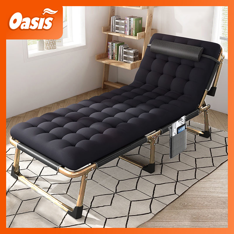 Folding Bed Premium Foldable Lazy Chair Folding Lazy Couch With Cotton ...