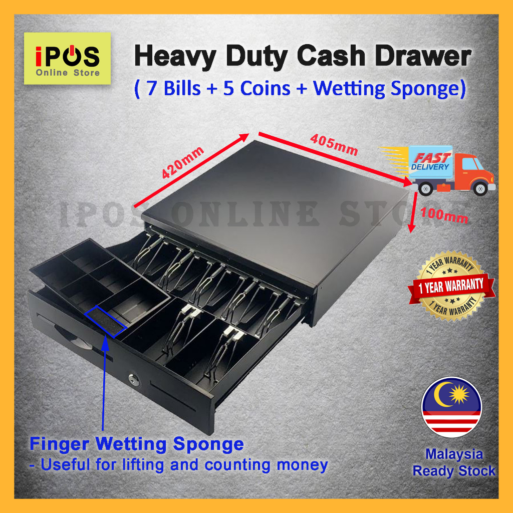 Cash Drawer /Cash Box / Money Box / Cashier Box For POS System | Shopee ...