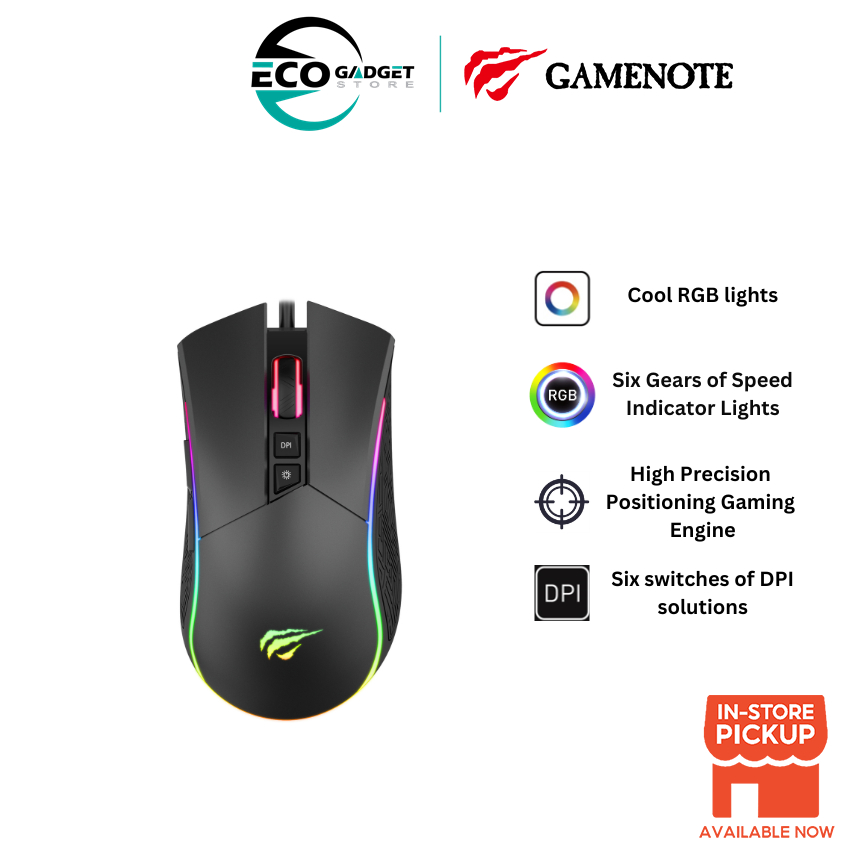 Gamenote | Havit MS1001S Gaming Mouse | Shopee Malaysia