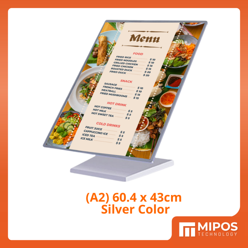 LED Menu Display Board A2 Standing Countertop/A2 Backlit LED Menu Board ...