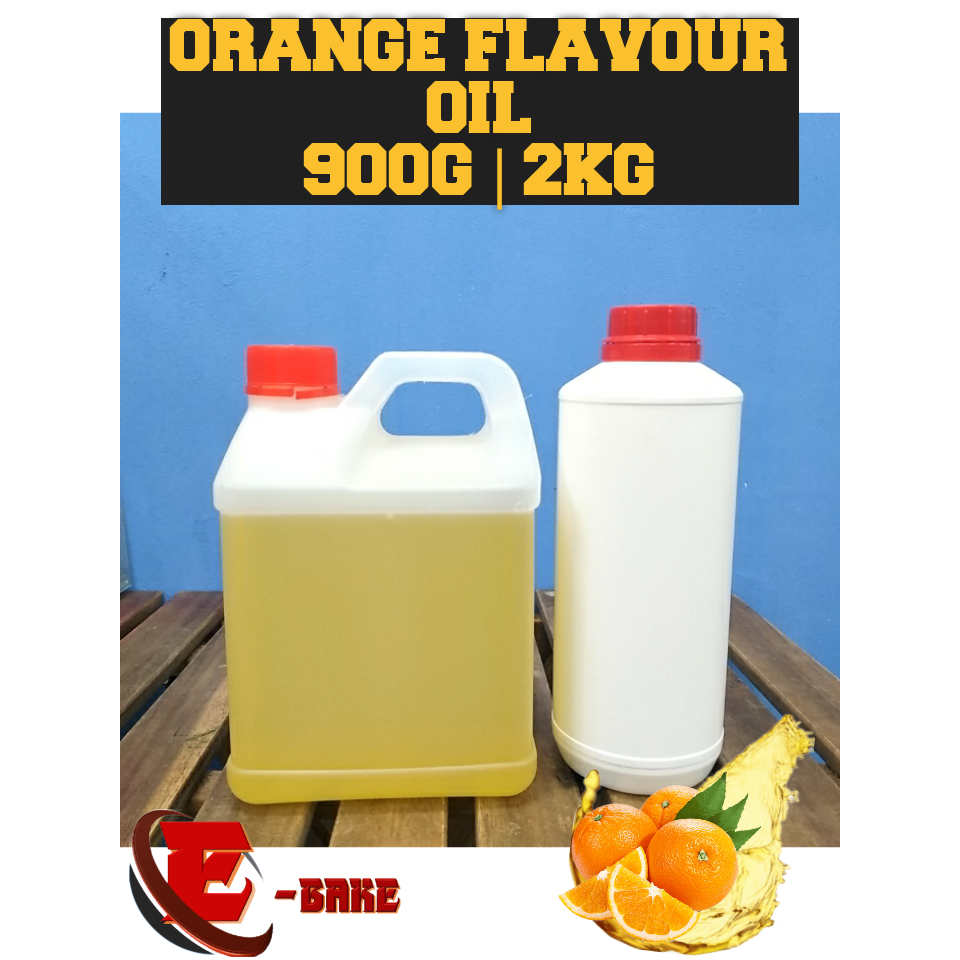 ORANGE FLAVOUR OIL 2KG | 900G | PERASA OREN OIL 2KG | 900G | HALAL | Shopee Malaysia