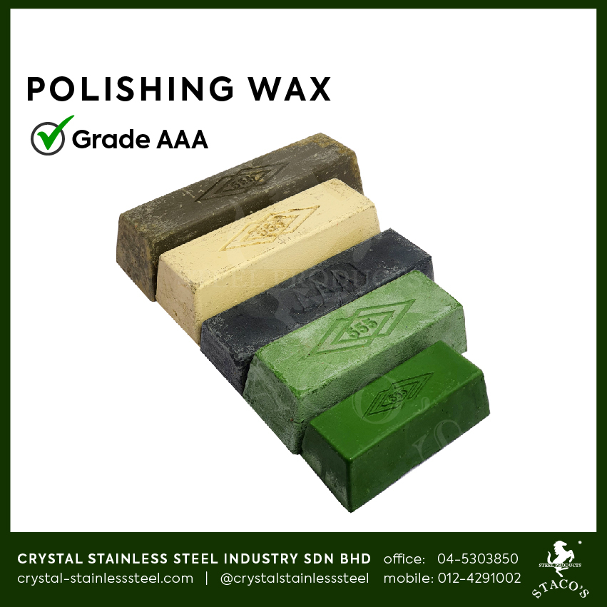 STACOS Stainless Steel AAA Polishing Paste Wax Compound Black White ...