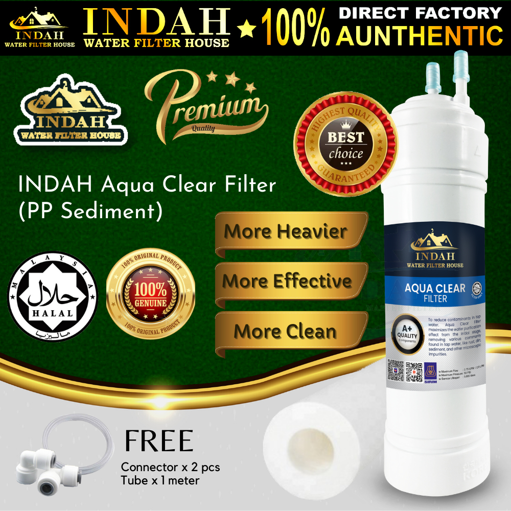 Halal Korea INDAH Aqua Clear PP Sediment Replacement Water Filter ...