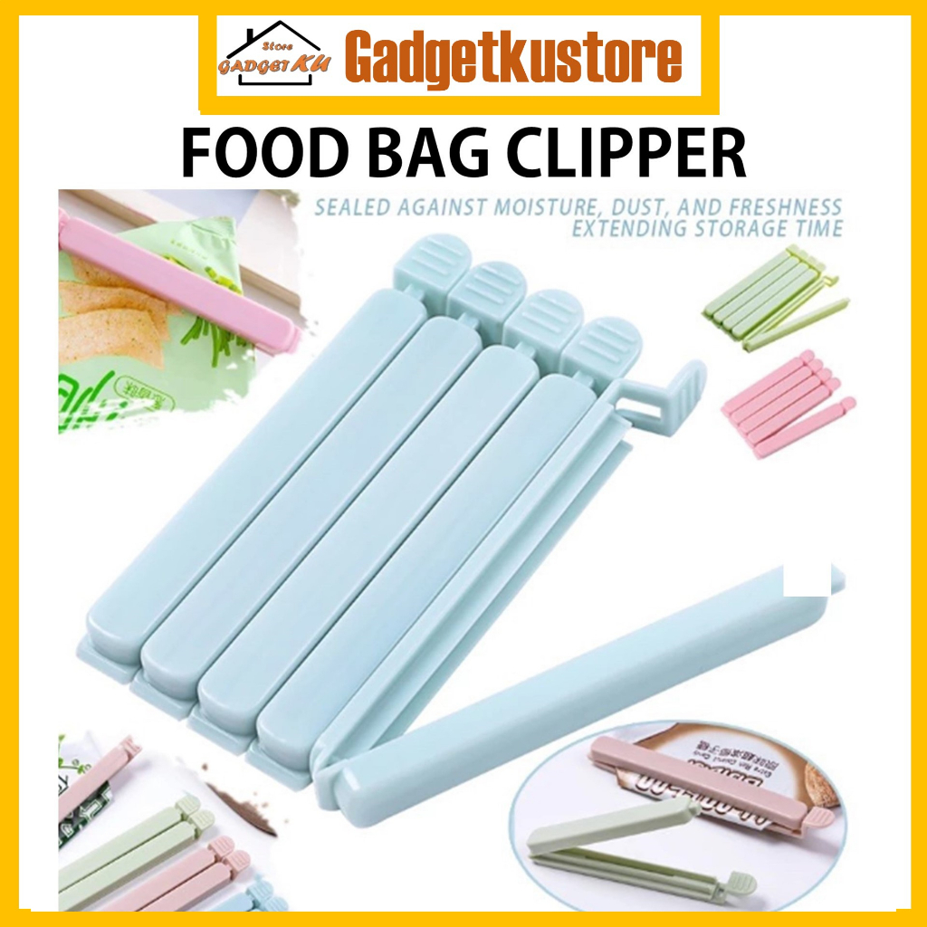 (5pcs/1set) Portable Kitchen Sealing Clips Storage Food Sealer Clamp ...