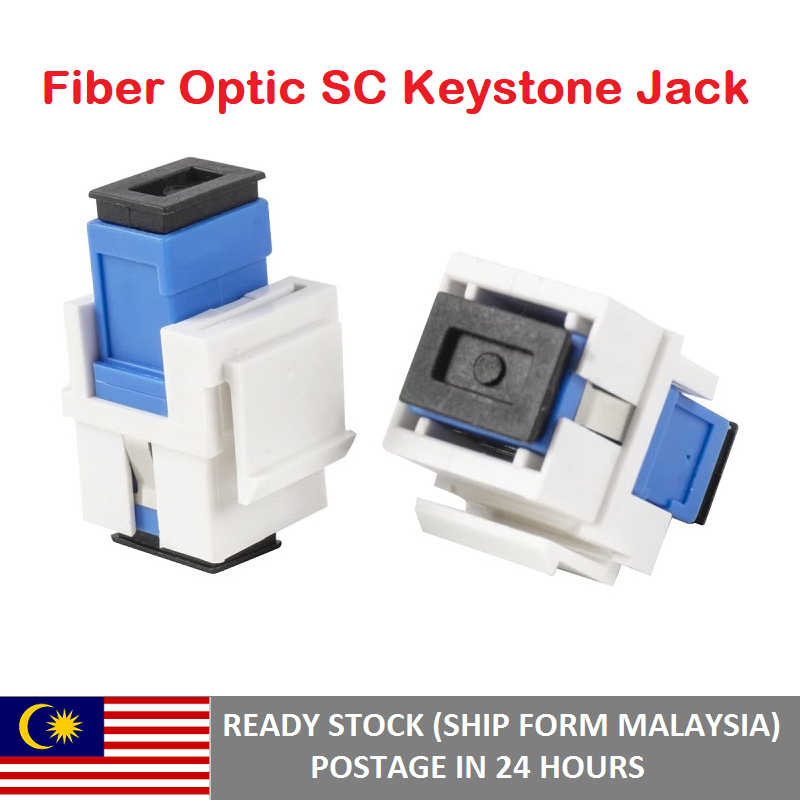Fiber Optic SC Keystone Jack Insert/Coupler Female to Female Coupler ...