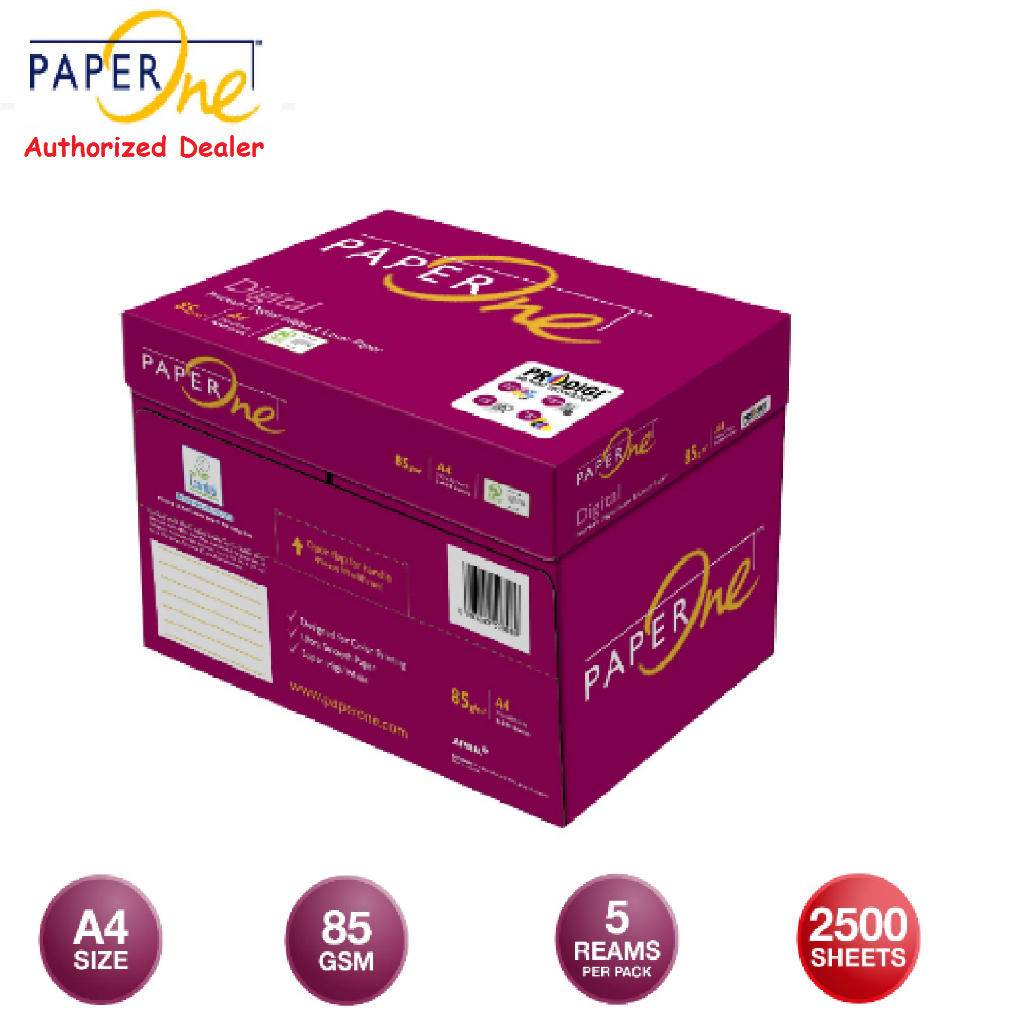 PaperOne A4 Digital Paper 85gsm 2500 Sheets (5 Reams/Box) | Shopee Malaysia