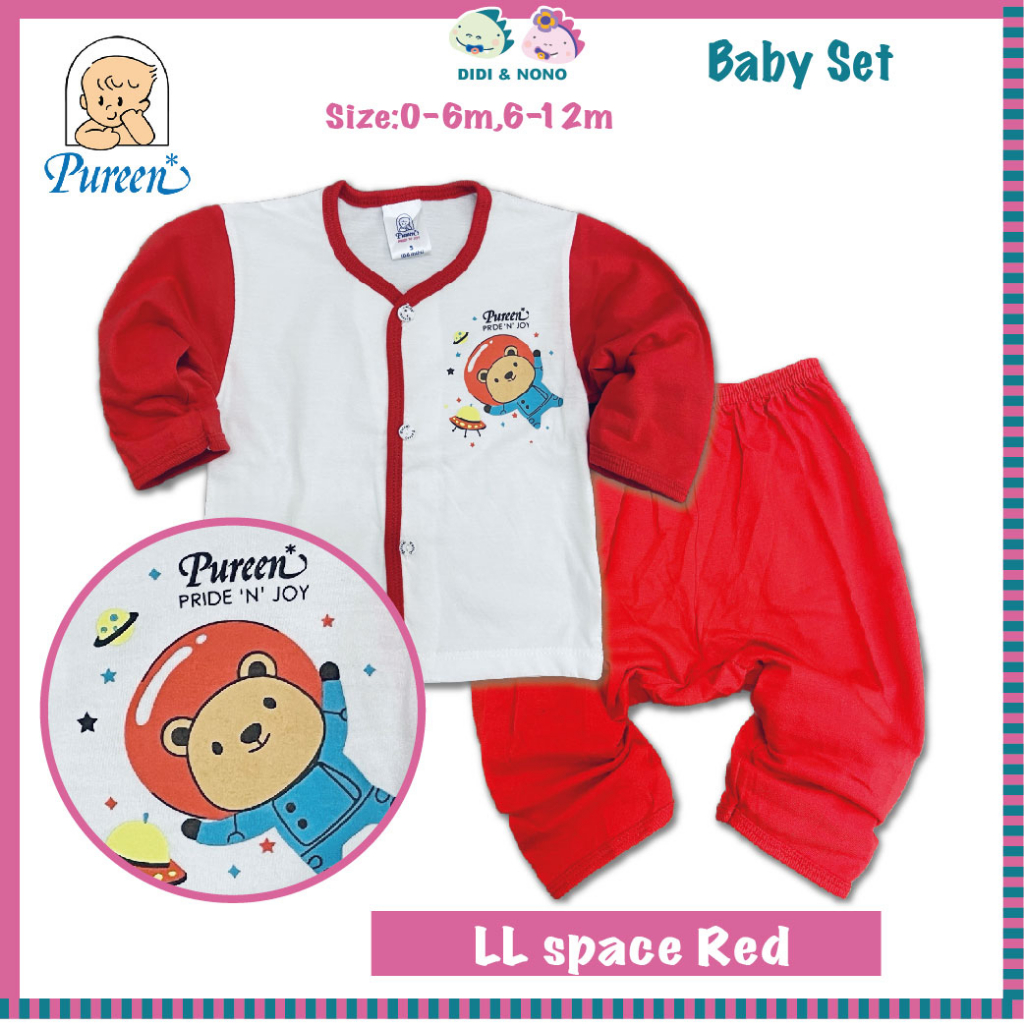 Pureen premium Newborn Baby suit 0-6 months baju set bayi baby clothing ...