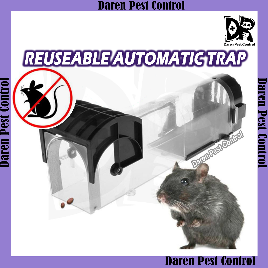 Perangkap Tikus Mice Rat Rodent Reuseable Sensitive Mouse Trap Snap ...