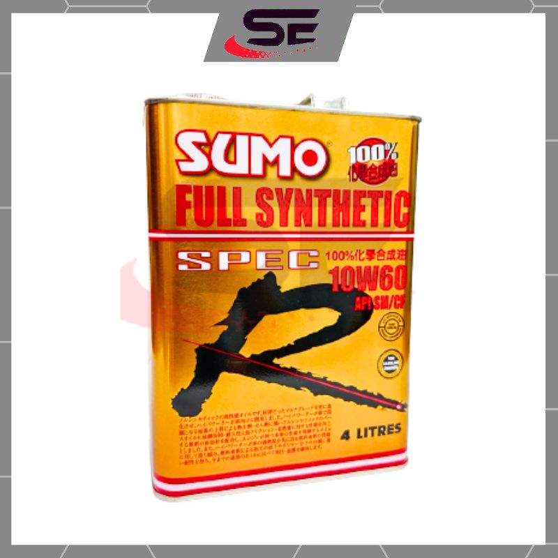 SUMO Engine Oil R2 10w60 4litre Full Synthetic Spec R Minyak Hitam ...