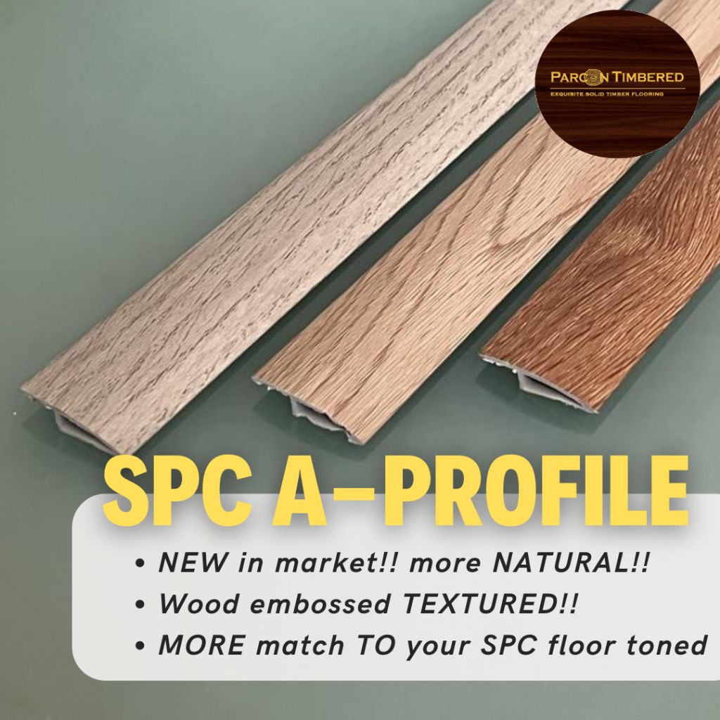SPC Profile A-Profile 8ft with wood embossed (Accessories SPC and Vinyl ...