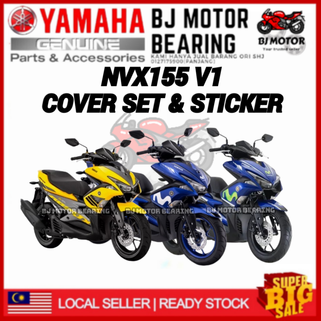NVX 155 V1 BODY COVERSET BODY NVX V1 COVERSETS BODY STICKER COMPLETE ...