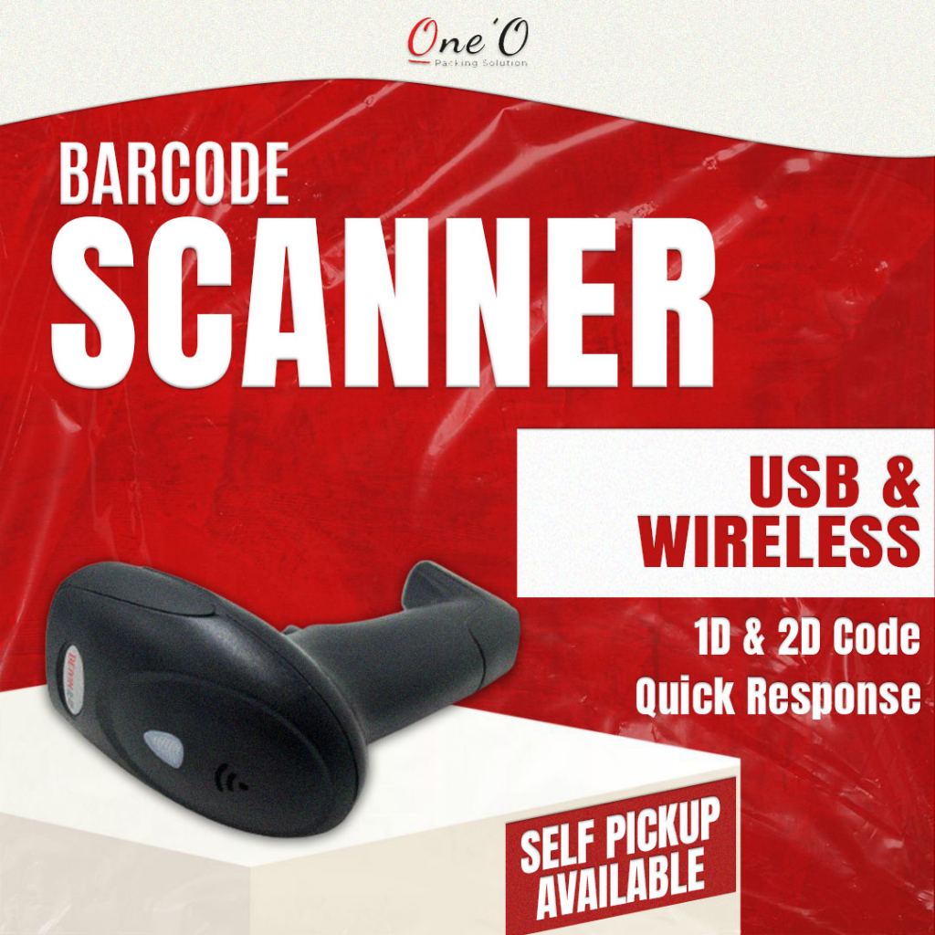 Wired/Wireless Barcode scanner 1D/1D+2D barcode 条码扫描器 | Shopee Malaysia