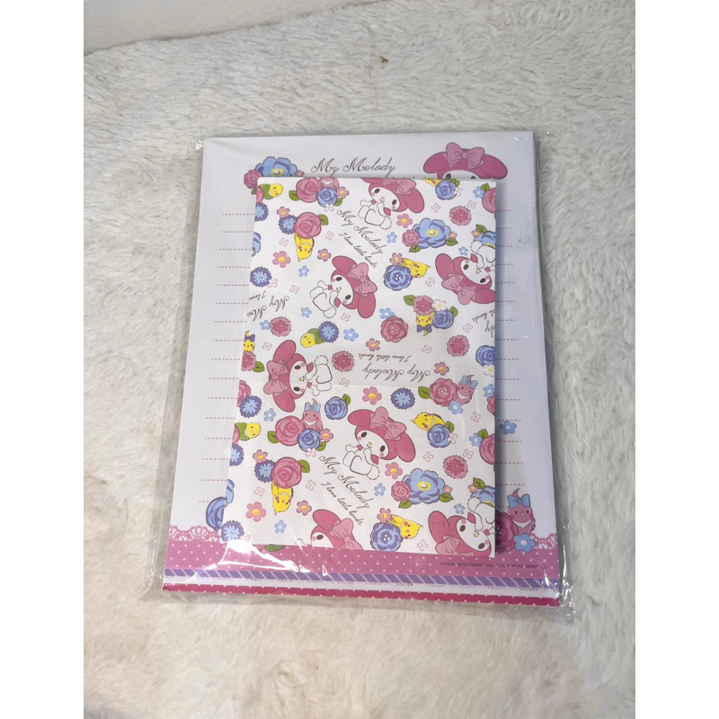 Original Sanrio melody letter paper set writing paper with envelope ...