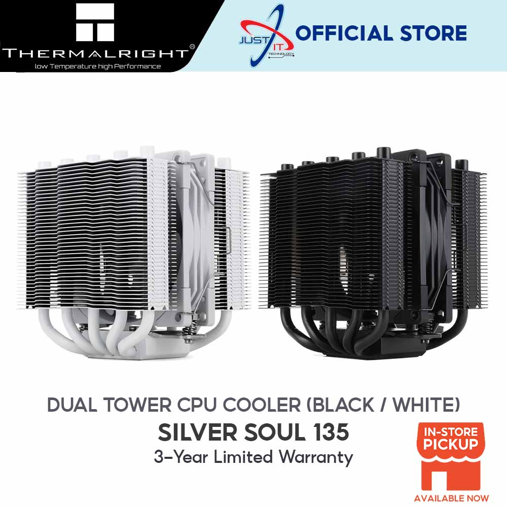 THERMALRIGHT SILVER SOUL 135 DUAL TOWER CPU COOLER | Shopee Malaysia