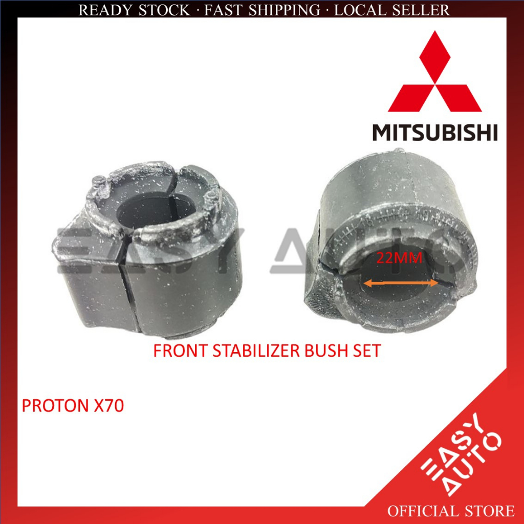 FRONT STABILIZER BUSH SET 2PCS -4015013300 -PROTON X70 (EASY AUTO ...