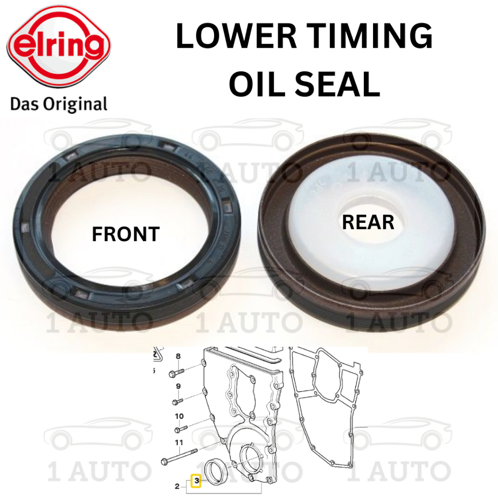 ELRING GERMANY LOWER TIMING OIL SEAL BMW E46 318i 1.9 M43 ENGINE E36 ...