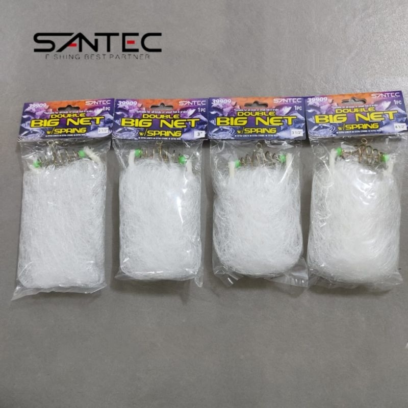 SANTEC DOUBLE BIG NET W/SPRING 39909 | Shopee Malaysia