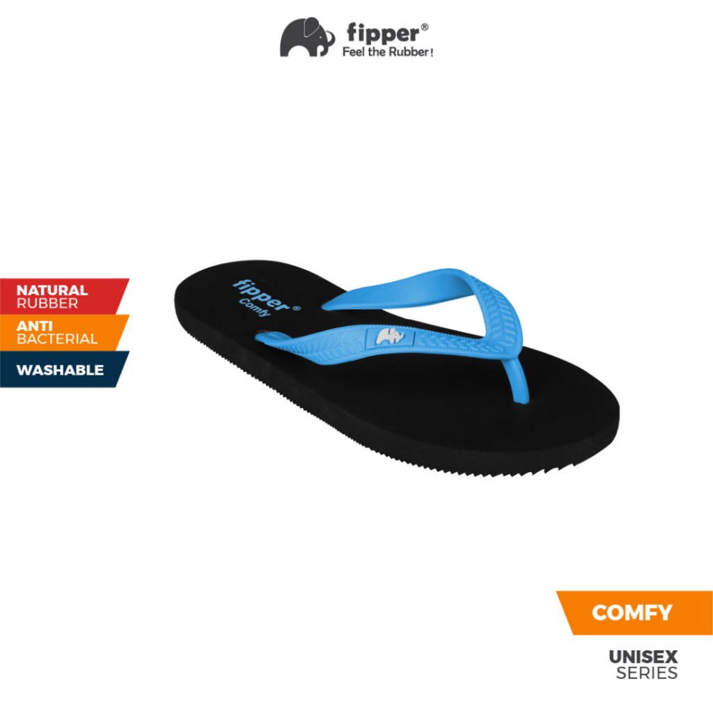 Fipper Slipper Comfy Rubber for Men - Blue Sky | Shopee Malaysia
