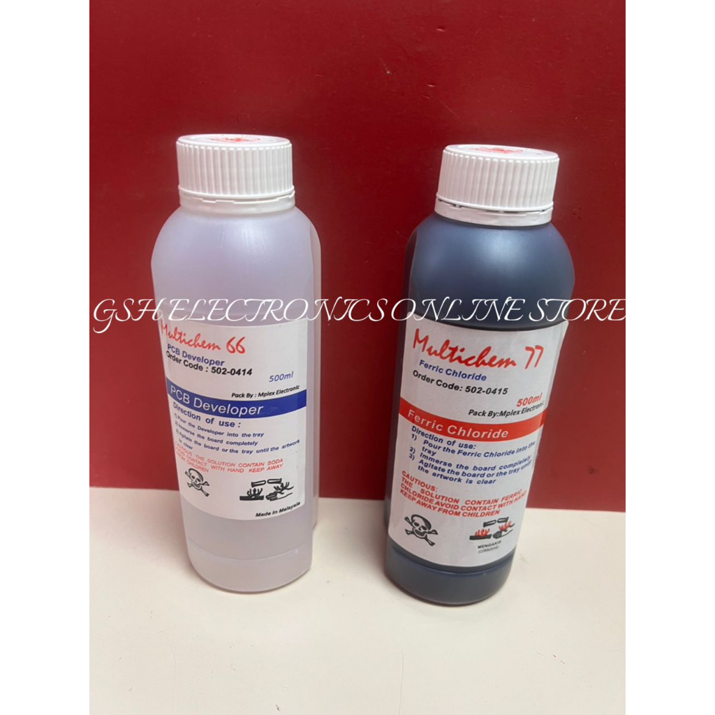 500ML Multicore Ferric Chloride Liquid/500ML Multicore Pcb Developer ...
