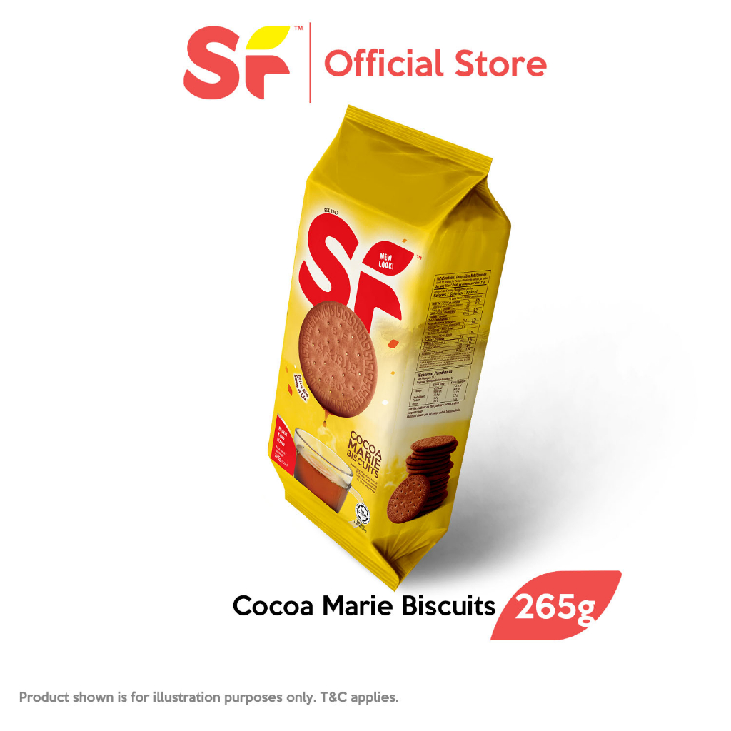 Shoon Fatt - 265g Biskut Koko Marie | 265g Cocoa Marie Biscuits | Shopee Malaysia