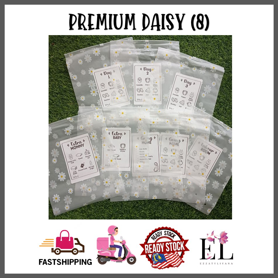 DAISY 🌼 ZIPPER BAG PLASTIK KE HOSPITAL || MATERNITY BAG || ZIPLOCK ...