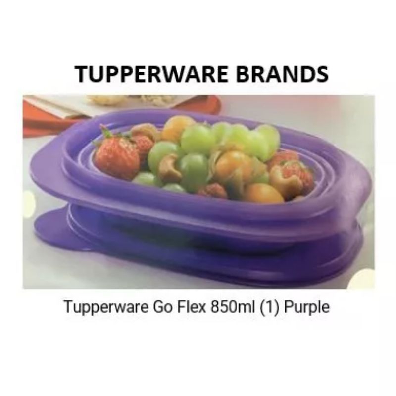 Clear Stock Tupperware Go Flex rectangular (1) 850ml | Shopee Malaysia