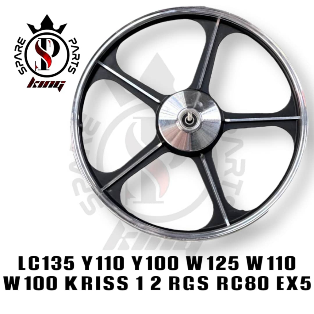 SPORT RIM 5 BATANG GTO Y110 Y100 LC135 EX5 WAVE125 WAVE110 WAVE100 ...