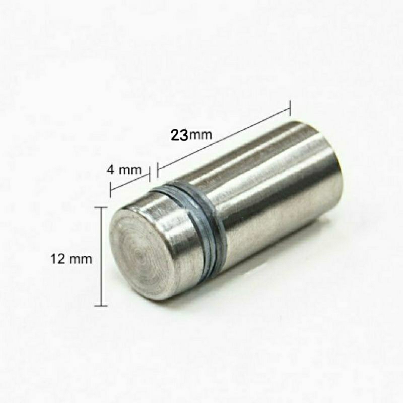 12*25mm Stainless Steel Commercial Sign Board Lock Glass Acrylic ...