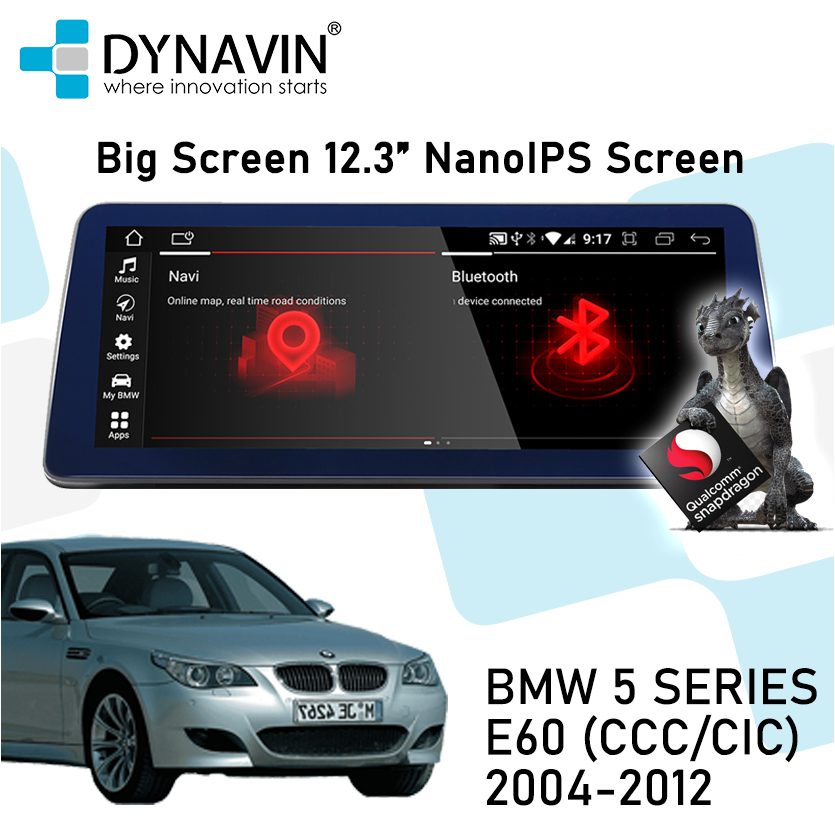 Dynavin BMW 5 Series E60 CCC/CIC OEM Android System Screen (12.3") | Shopee Malaysia