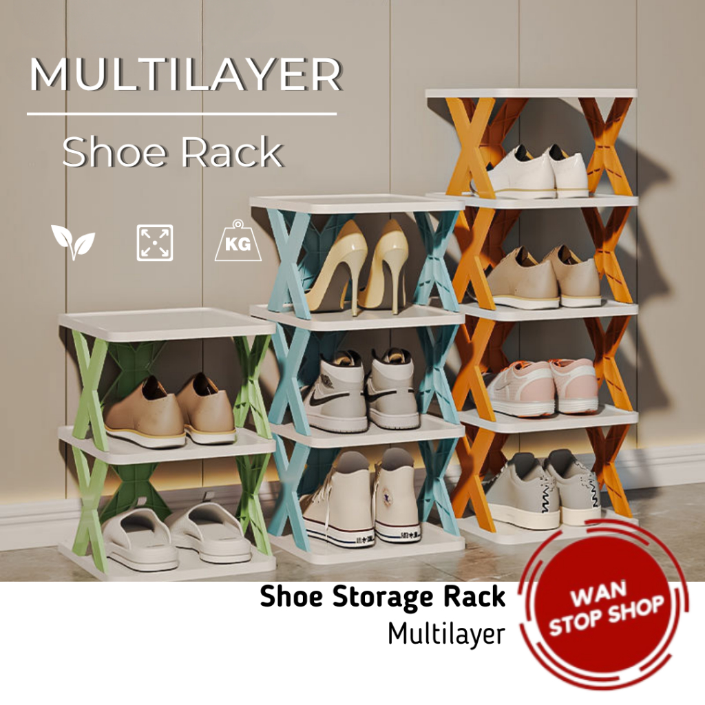 Multi-layer X-Shaped Shoe Rack Easy Install Shoe Storage Rack Shoes ...