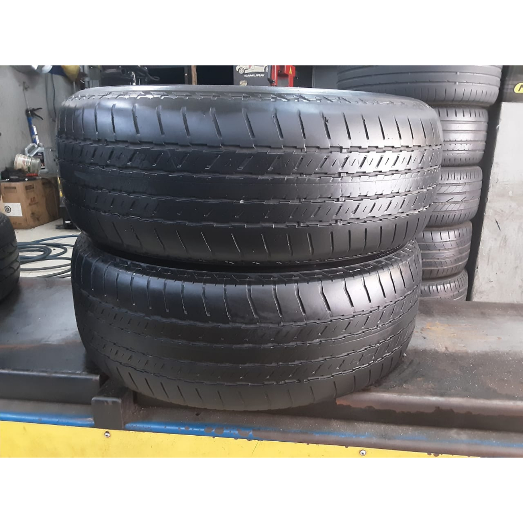 USED TYRE SECONDHAND TAYAR BRIDGESTONE DUELER H/T D684 265/60R18 30% BUNGA PER 1 PC | Shopee ...