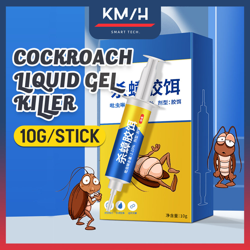 Cockroach Killer Liquid Gel Gun Pest Control Wipeout Cockroach Bait Gel ...