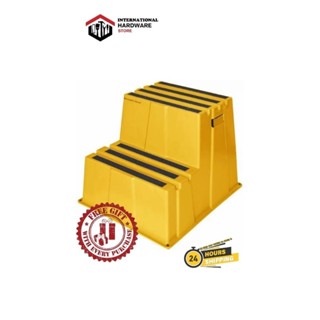Industrial Step Stool Safety Plastic Heavy Duty Light Weight Moulded ...