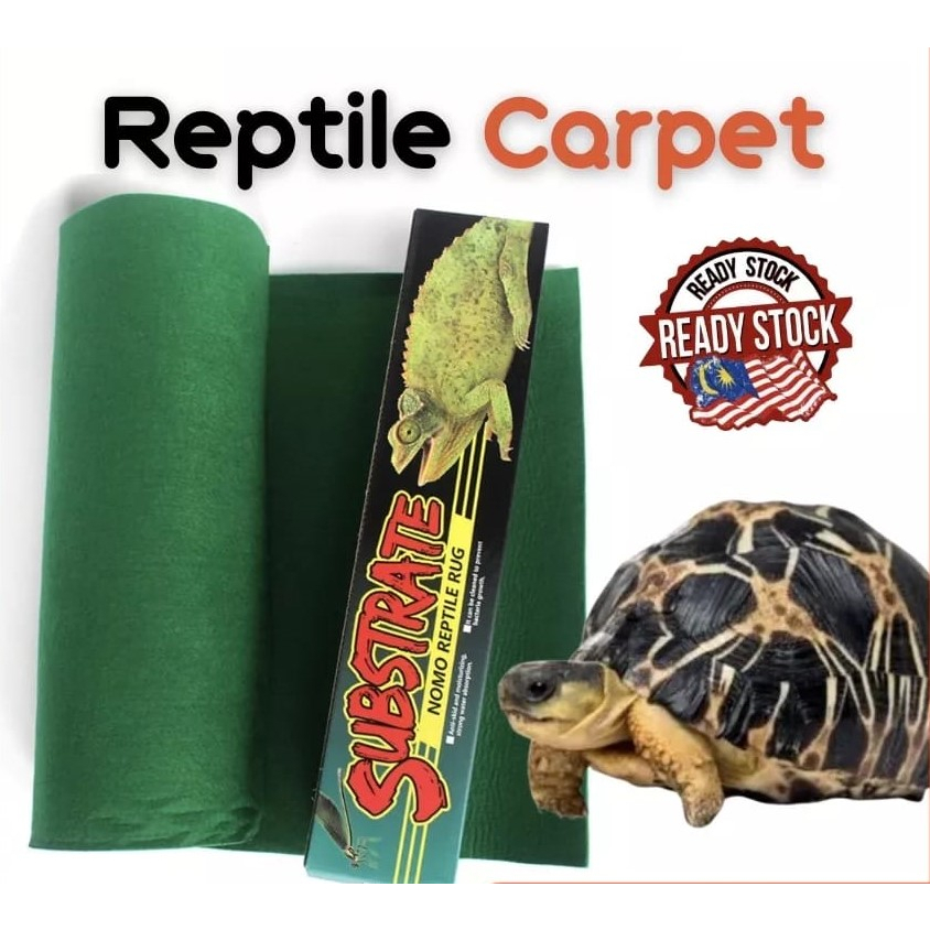 Reptile Carpet Fiber Pet Mat Tortoise Substrate Liner (爬虫垫)（陆龟地毯）(Kura ...