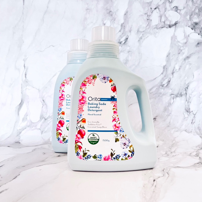 ORITA Baking Soda Liquid Laundry Detergent (1.5kg per bottle) (Rose ...