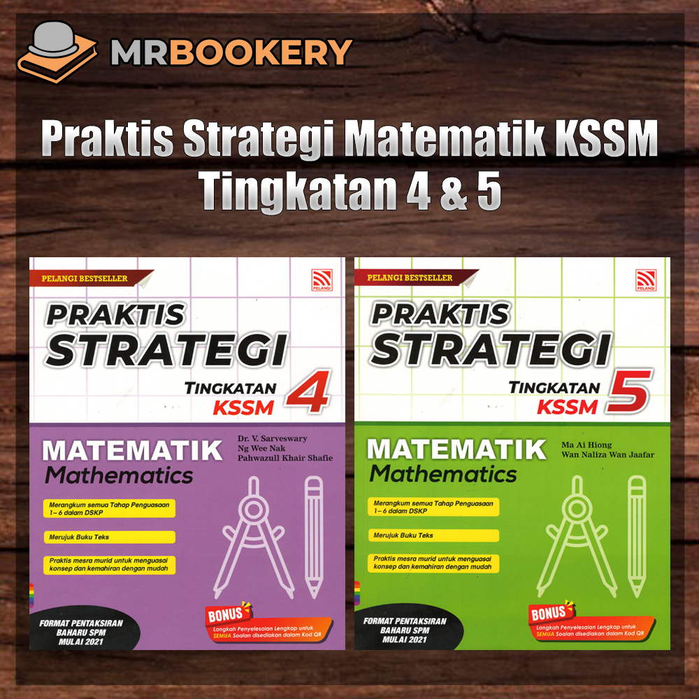 [MrBookery] Buku Latihan : Praktis Strategi KSSM Matematik Tingkatan 4 & 5 (2023) | Shopee Malaysia