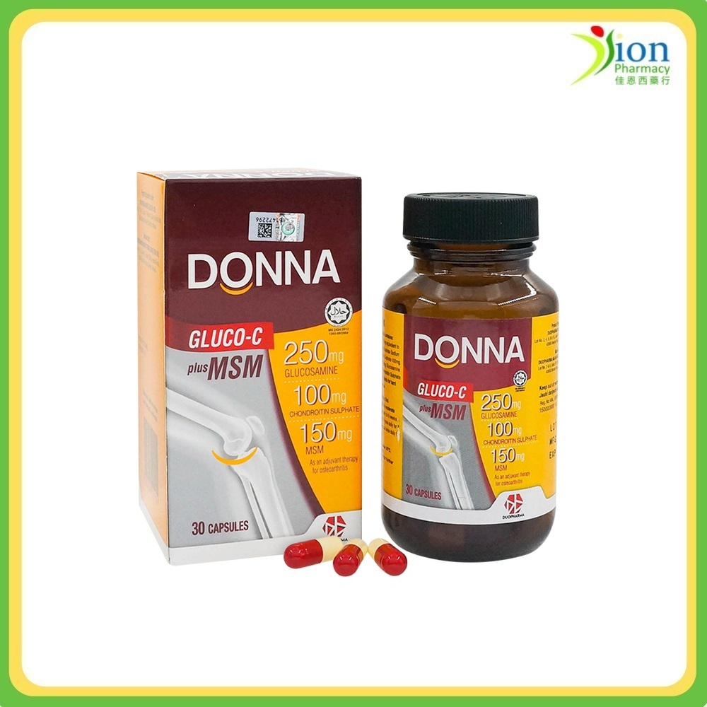 DUOPHARMA DONNA GLUCO-C PLUS MSM CAPSULE 30S | Shopee Malaysia