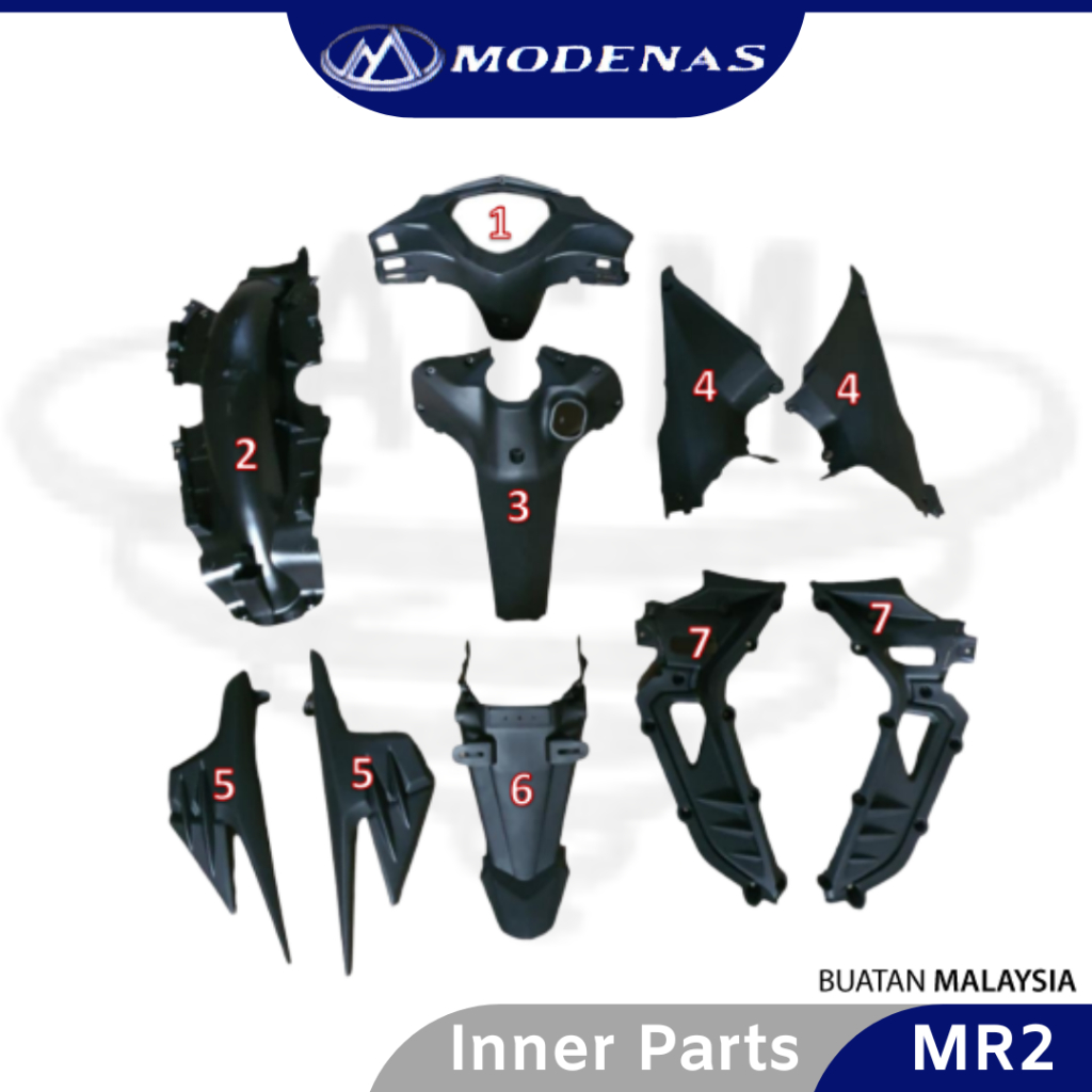 MODENAS MR2 Full Set Inner Part Body Cover Parts Coverset Body Set ...