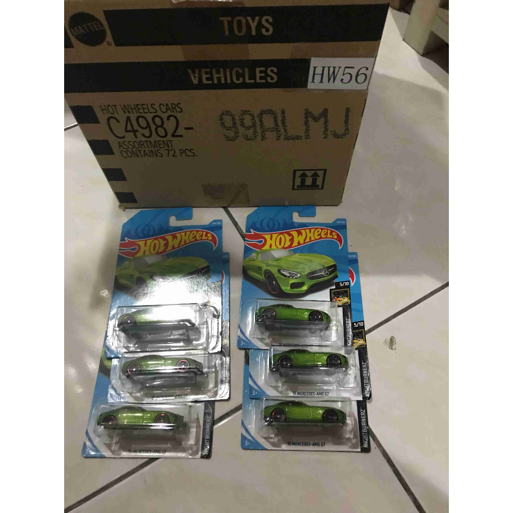 Mattel Hotwheels 15 Mercedes AMG GT GREEN (HW56) Price for 1 | Shopee ...