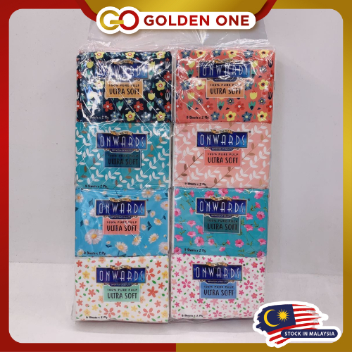 【1PACK=48 SMALL PACK ! ! !】Onwards Tissue 100% Pure Pulp Utra Soft ...