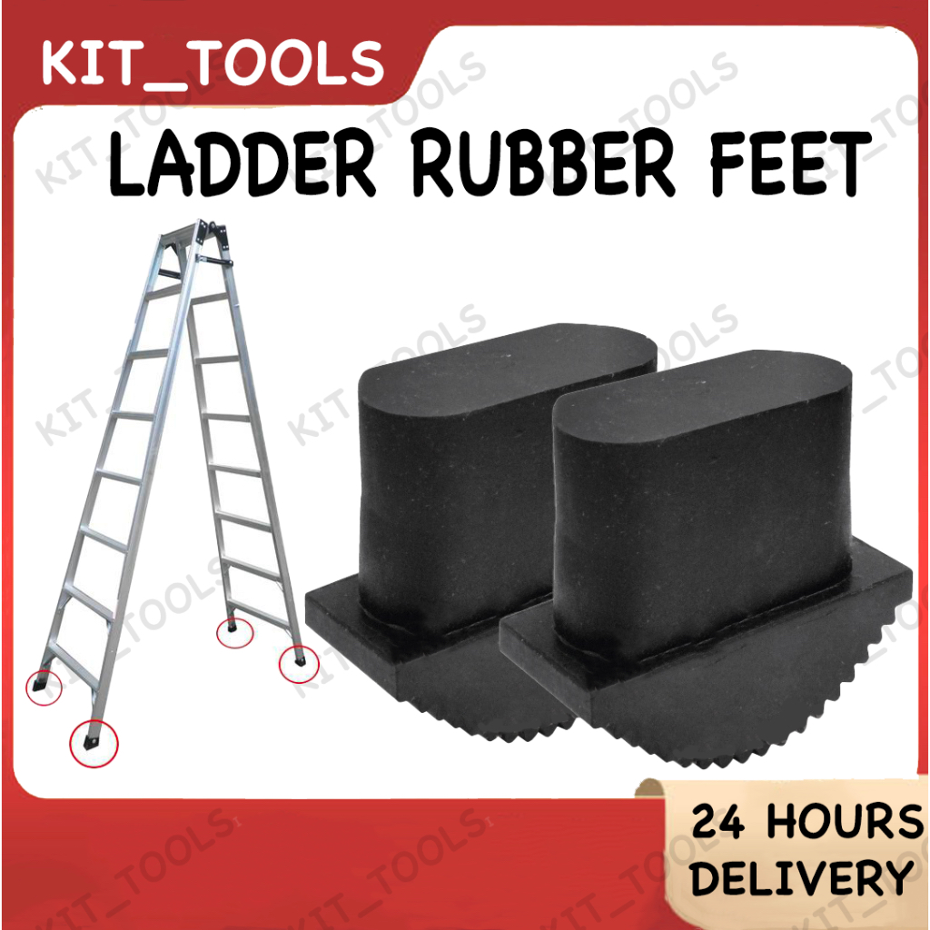 Rubber Ladder Foot Cap Cover for Aluminium Rail Step Ladder Getah Tang ...