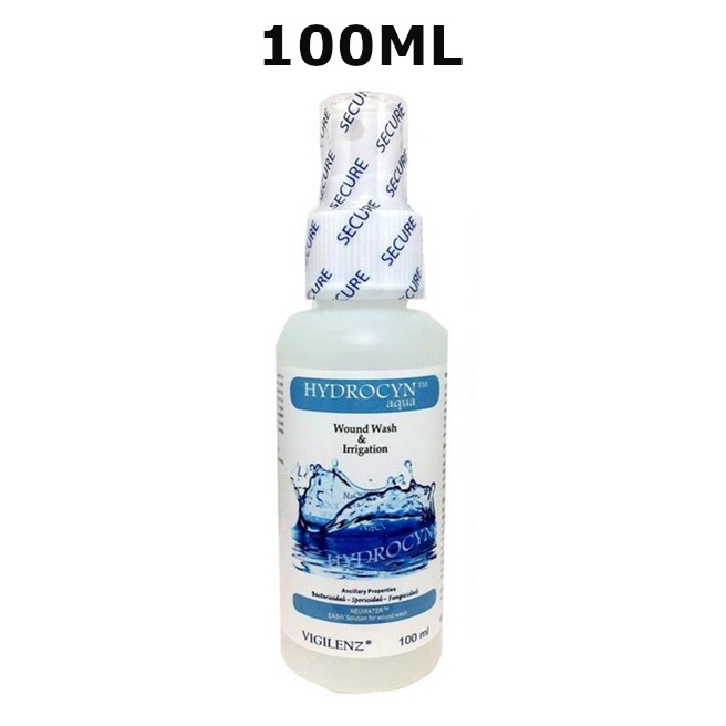 HYDROCYN AQUA WOUND WASH SOLUTION 100ML | 250ML | 500ML | Shopee Malaysia