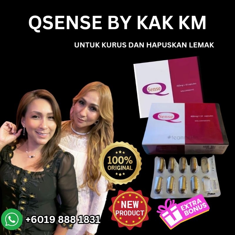 QSENSE Sampah Cleanse by KAK KM (Cuci Usus) FREE GIFT | Shopee Malaysia