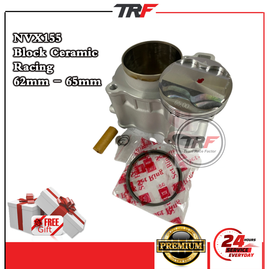 TRF Block Ceramic NVX115 Racing 65mm 63mm 62mm Blok Yamaha NVX 155 65 ...