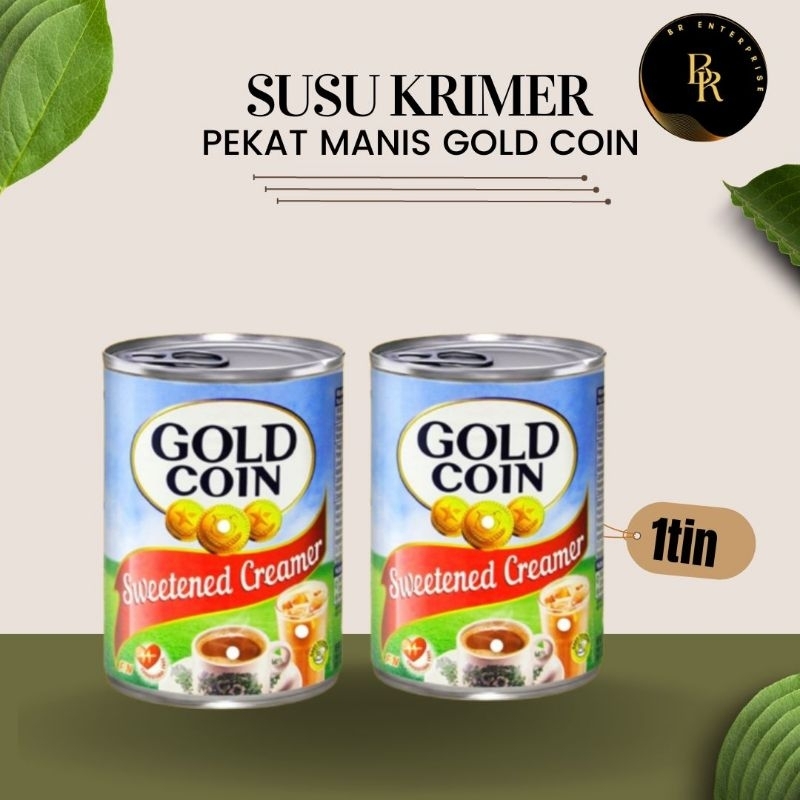 Susu Krimer Pekat Manis Gold Coin Sweetened Creamer 500g | Shopee Malaysia