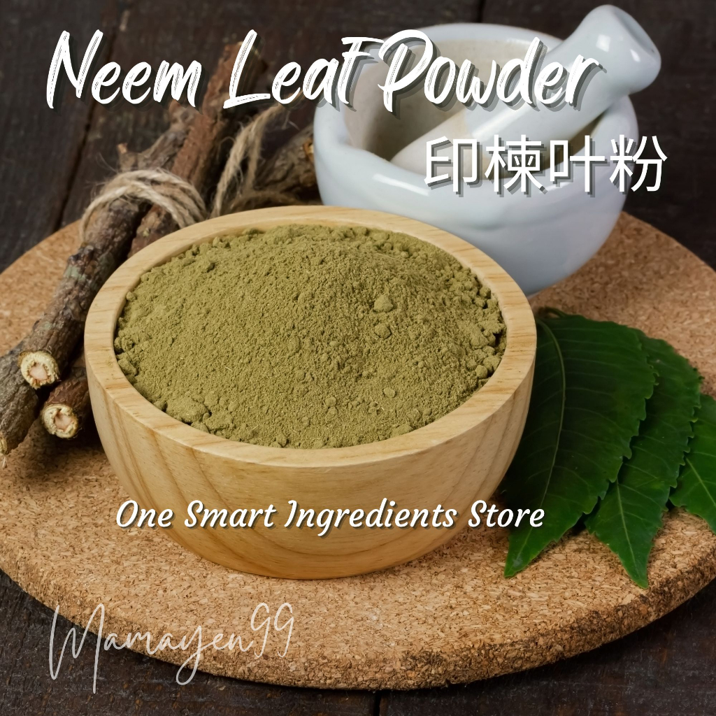 Neem Leaves Powder Natural 苦楝叶粉 Serbuk Daun Semambu | Veppilai Powder ...