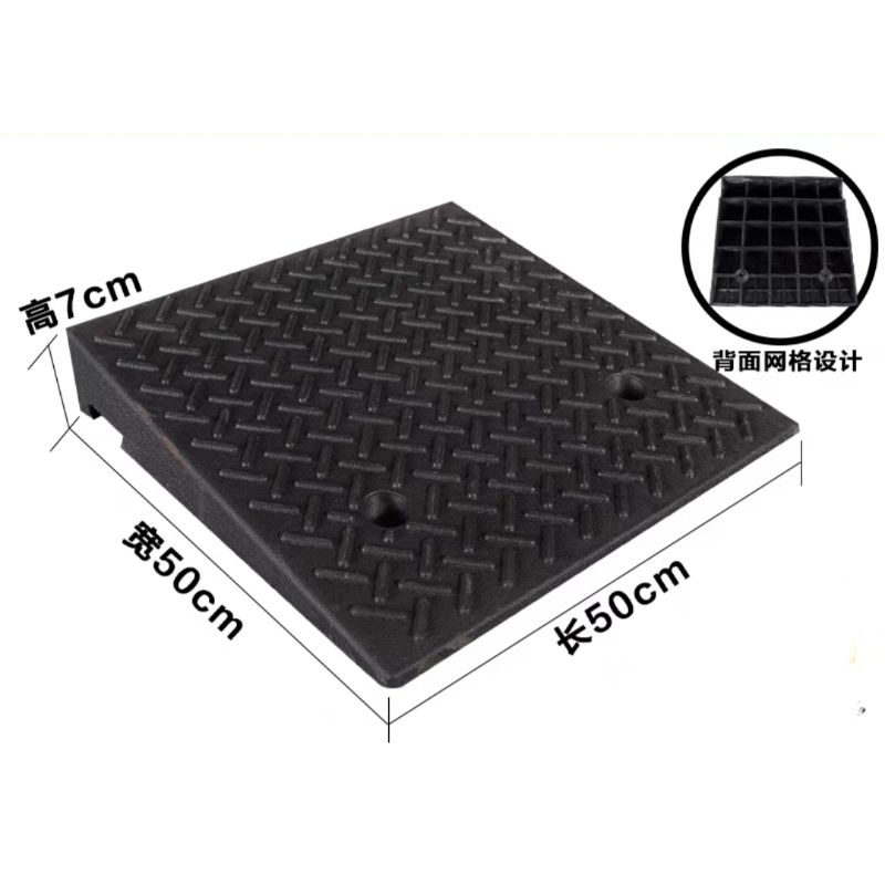 [PALING MURAH] HEAVY DUTY rubber curb ramp triangle electric vehicle ...