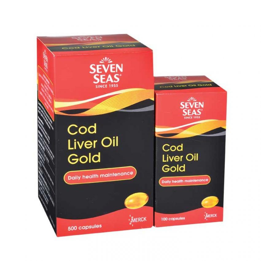 SEVEN SEAS COD LIVER OIL GOLD 500'S / 500'S X 2 | Shopee Malaysia