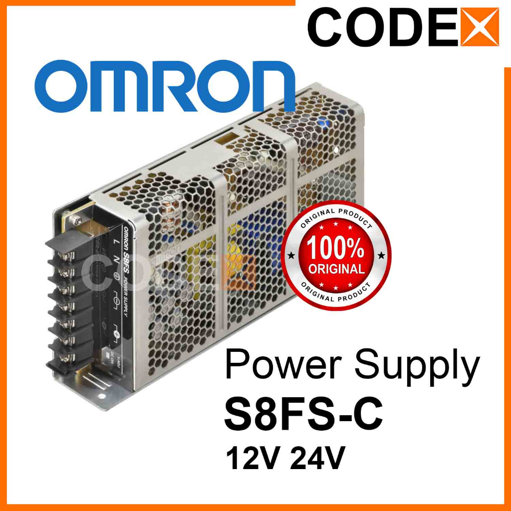 Omron S8FS-C S8FS Power Supply 12V 24V Power Supply Industrial Grade 100% Original Omron ...
