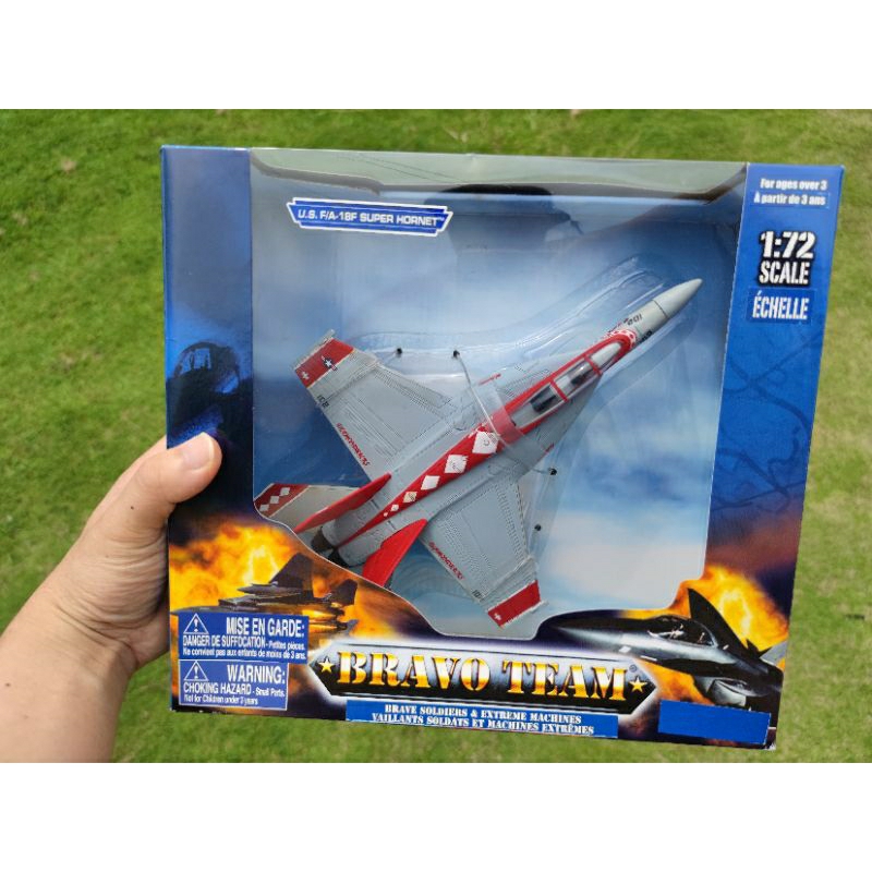 US Navy F-18F Super Hornet 1/72 Diecast Display model Brand Bravo Team ...